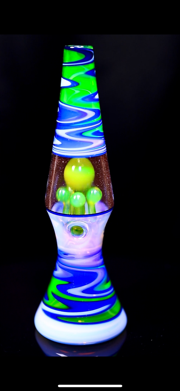 BlueGrass Glass- Revamped wigwag Lamp - PresidentialSS